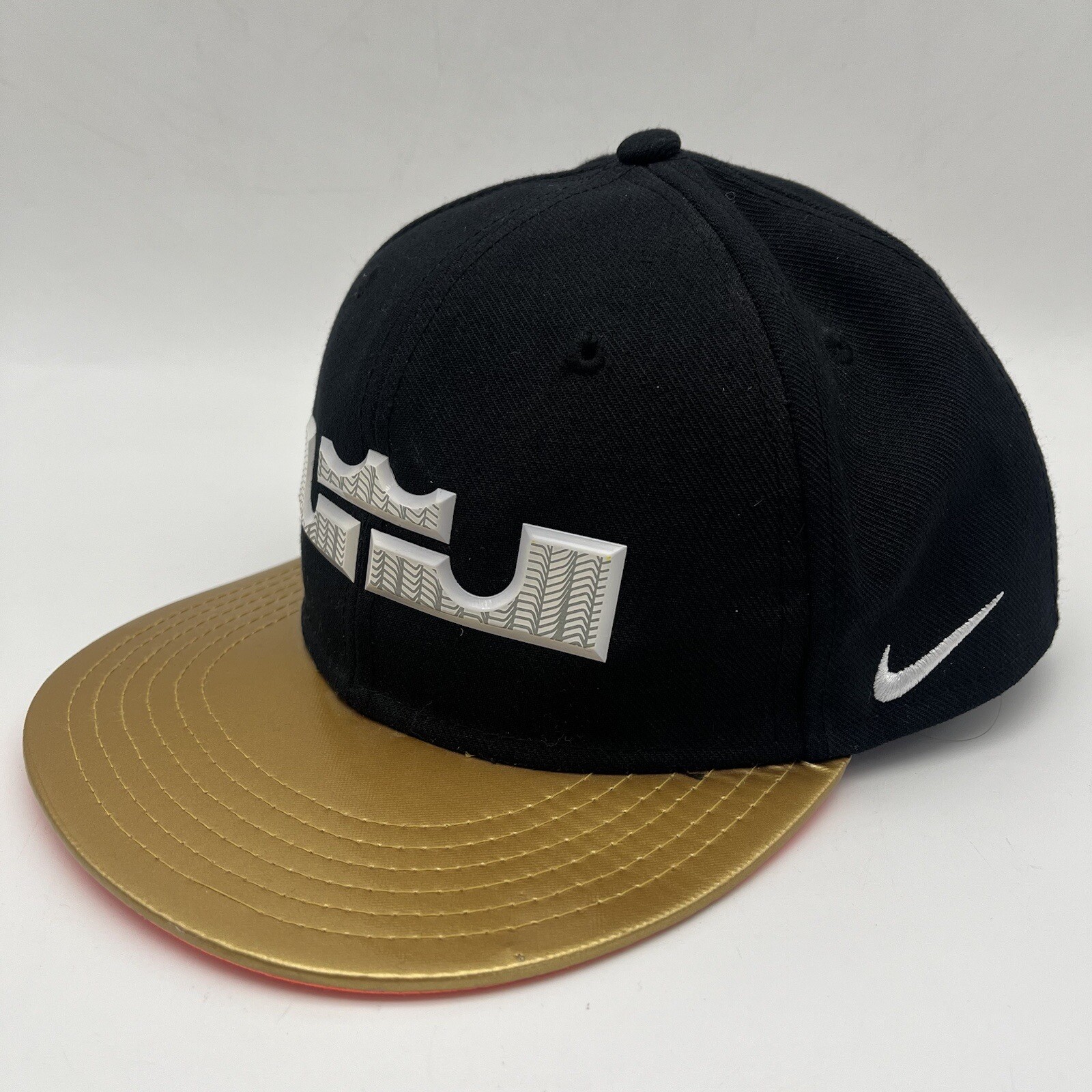 NIKE True Lebron James King Crown Logo SnapBack Cap B… - Gem