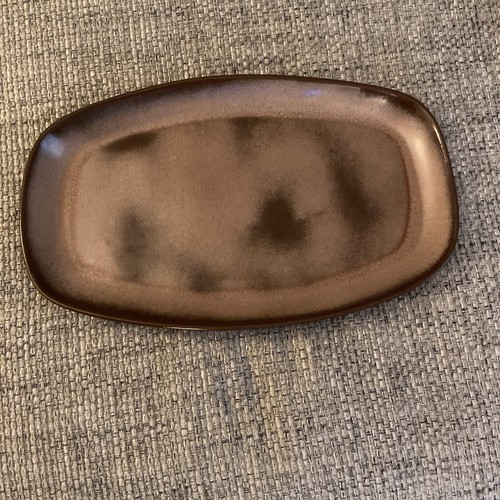 Frankoma Platter 5QS Plainsman Brown Vintage Art Pottery 13" Boho | eBay