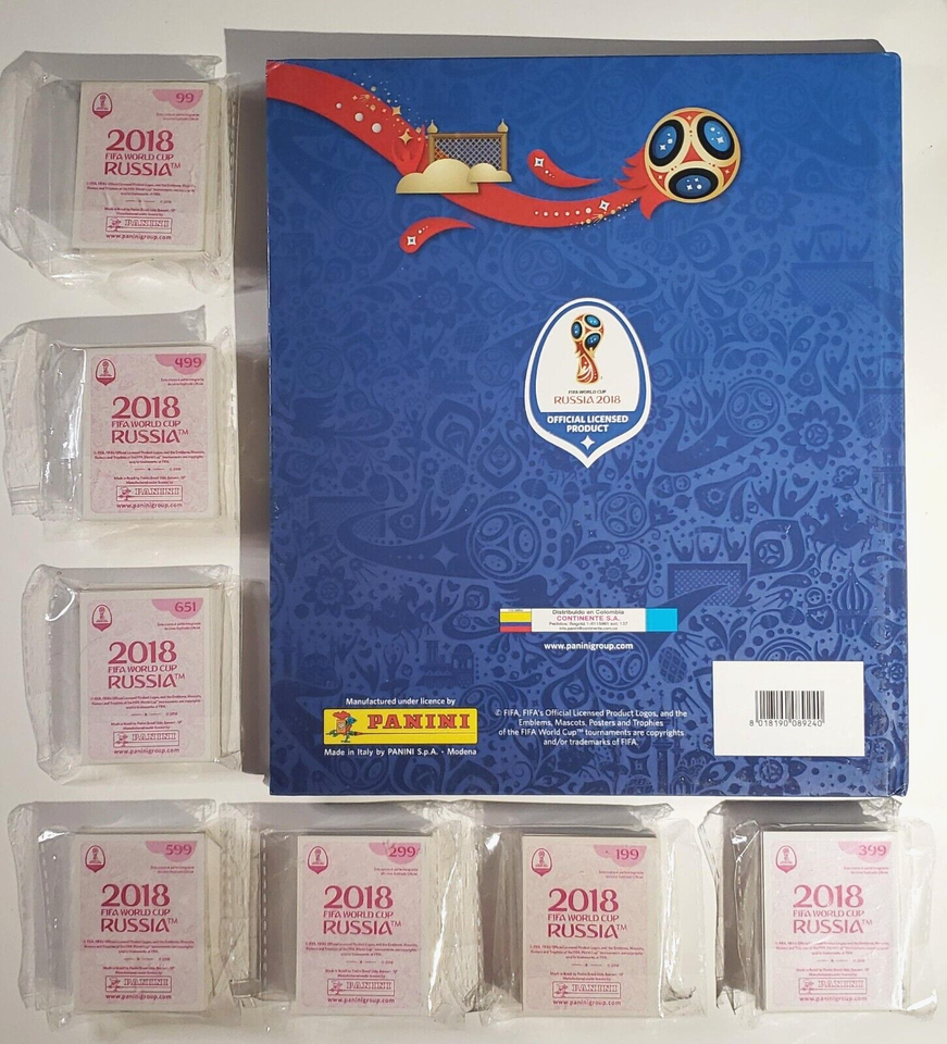 Panini World Cup Russia 2018 Complete - *HARD COVER* Album/670stickers ...