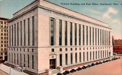 Postcard Federal Building and Post Office Cincinnati Ohio | eBay