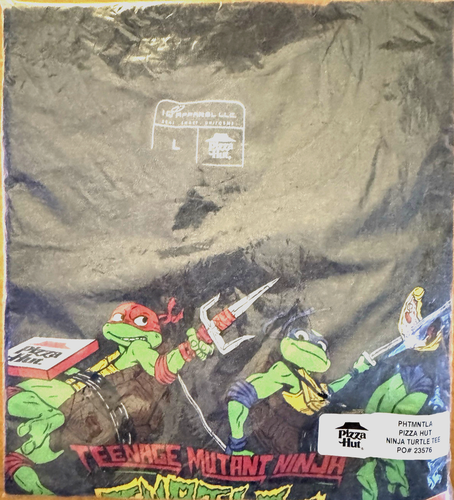 TEENAGE MUTANT NINJA TURTLES MUTANT MAYHEM PIZZA HUT LARGE T-SHIRT ...