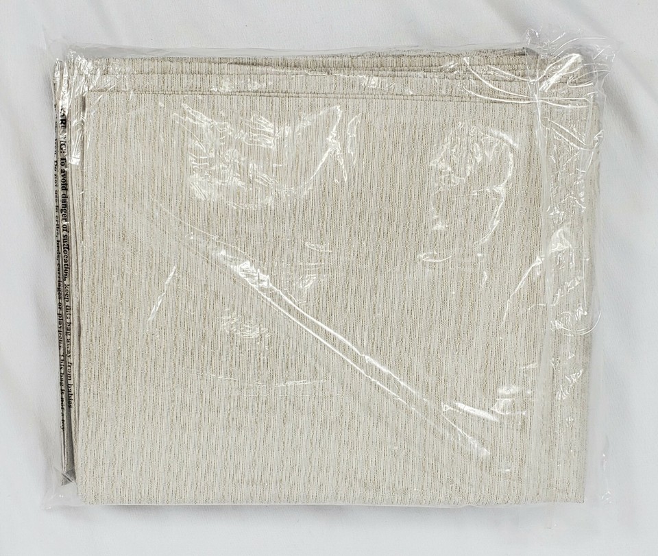 Sun Zero Filmore Linen Beige Thermal Rod-Pocket Curtain Panel Pair - 80 ...