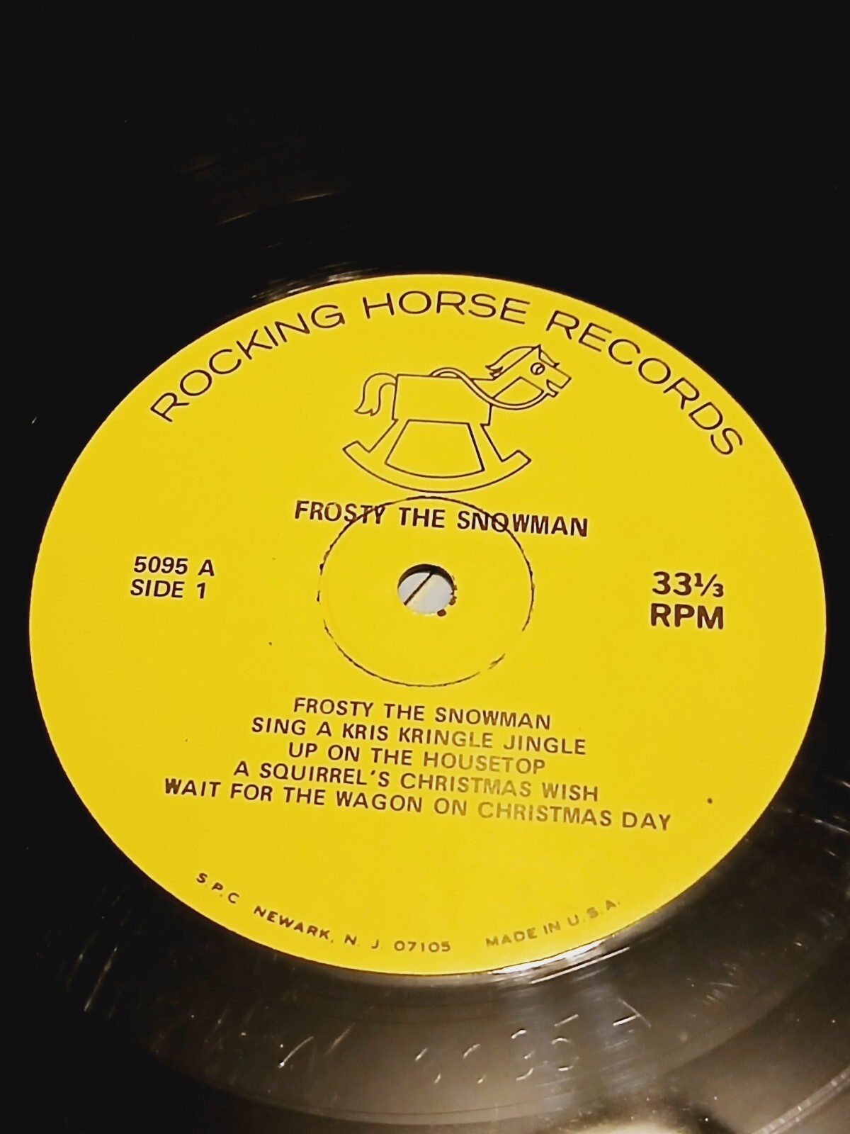 Frosty The Snowman : Rocking Horse Records, 12" Vinyl LP 1966 Holiday ...