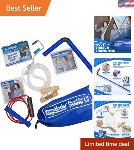 Comprehensive Shoulder Rehab Kit with Pulley, Wand, & Resistance ...