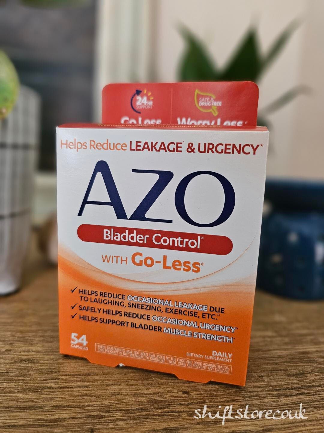 Azo, Bladder Control with Go-Less, 54 Capsules| Original | UK Stock ...