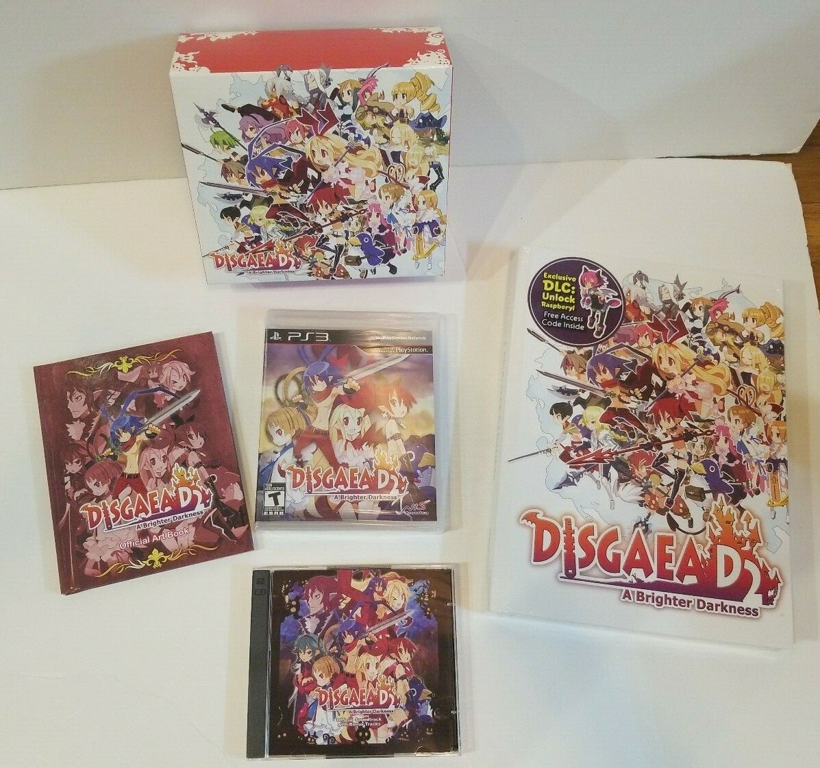 DISGAEA LOT - 1 2 3 4 5 D2 (PS2, PS3, PSP, DS) + Strategy Guides, CD ...