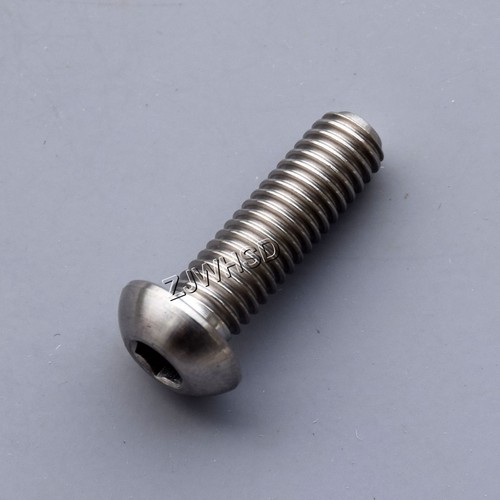 M6 x 20 mm Titanium Ti Screw Bolt Allen Hex Socket Button Head ...