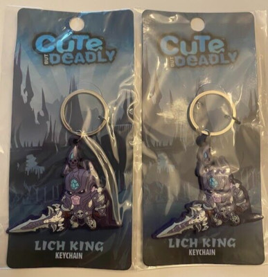 Lot Of 2 Lich King World of Warcraft Keychain Cute but Deadly Blizzard ...