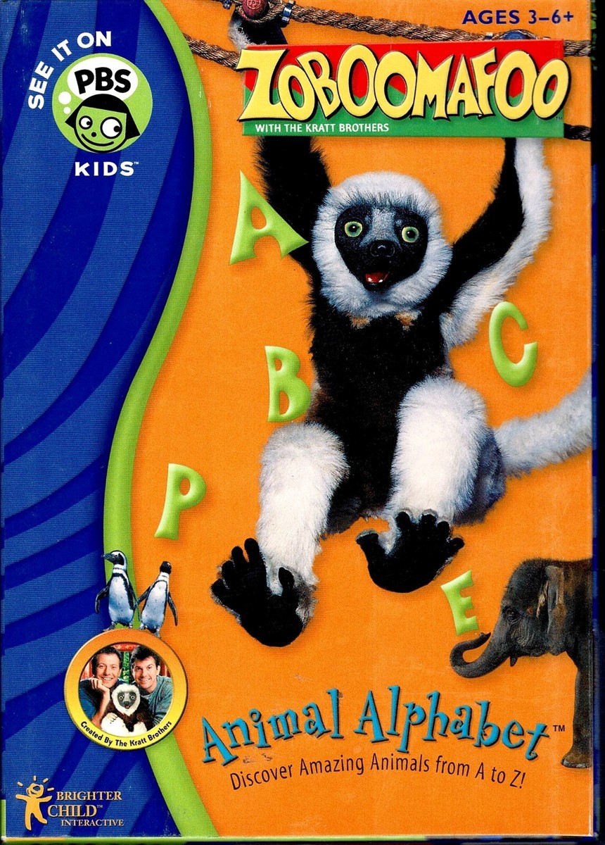 Zoboomafoo Animal Alphabet Pc Game New Factory Sealed
