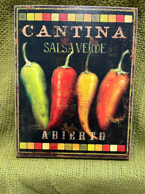 Bar Cantina Salsa Verde Plaque/Decoration or a Brain Twister/Puzzle | eBay