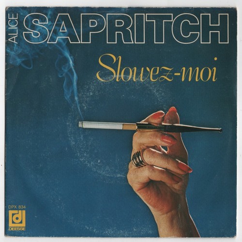 Alice SAPRITCH 45T 7’’ SP 2 titres Disques DEESSE DPX 834 (CBS 1986) | eBay