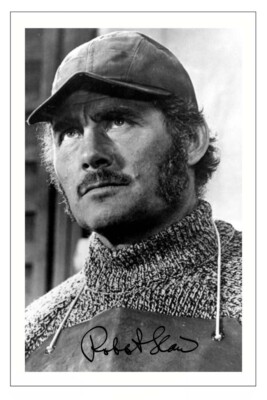 ROBERT SHAW Signed Autograph PHOTO Gift Signature Print JAWS Horror ...