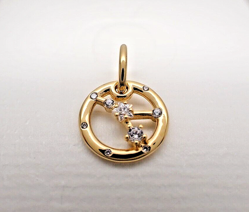 Authentic Pandora #762708C01 Cancer Zodiac Dangle Charm | eBay