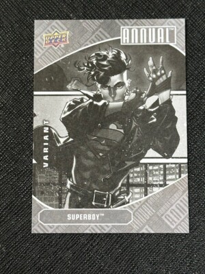 2023 UD DC Annual Cover Variant Card SUPERBOY | eBay