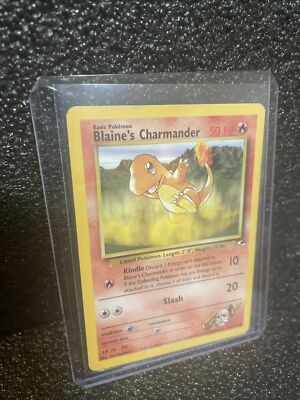 Pokémon TCG Blaine's Charmander Gym Heroes 61/132 Regular Unlimited ...