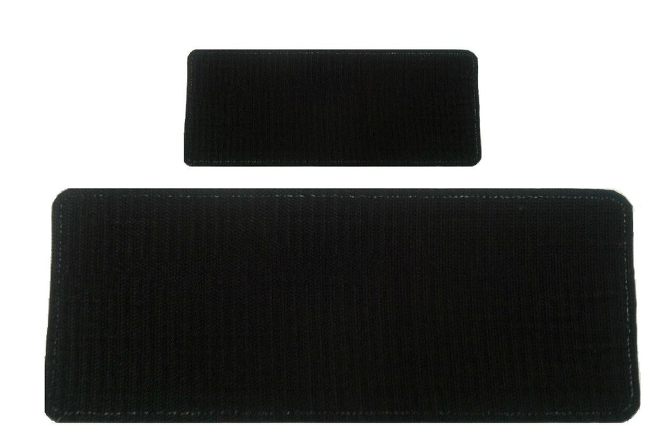 M CONSTABLE EMBROIDERY PATCH 11X5 AND 5X3 HOOK ON BACK WHITE ONBLACK | eBay