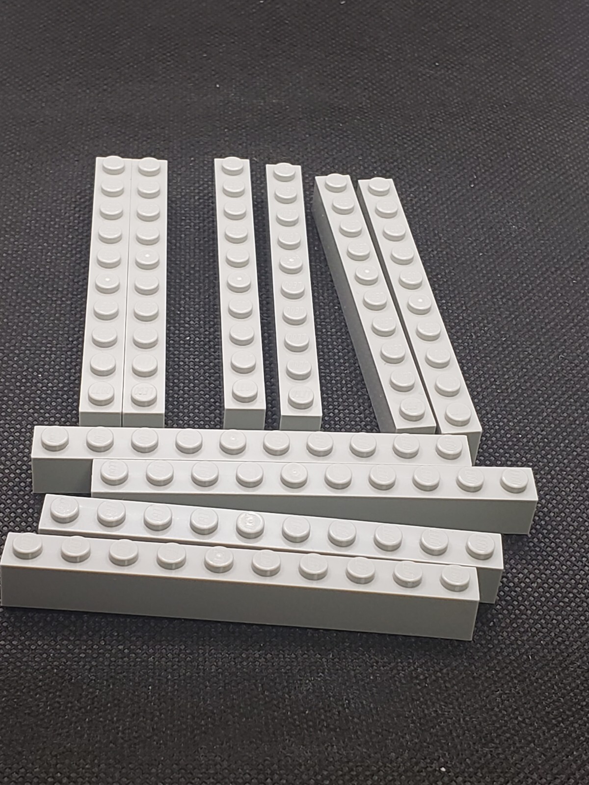 LEGO-#6111 LIGHT GREY 1 X 10 BRICK 10 PIECES 1640/17 | eBay