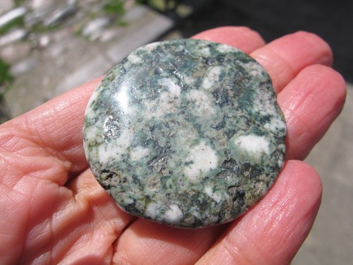 Preseli Bluestone The Stonehenge Stone healing Crystal British palm ...