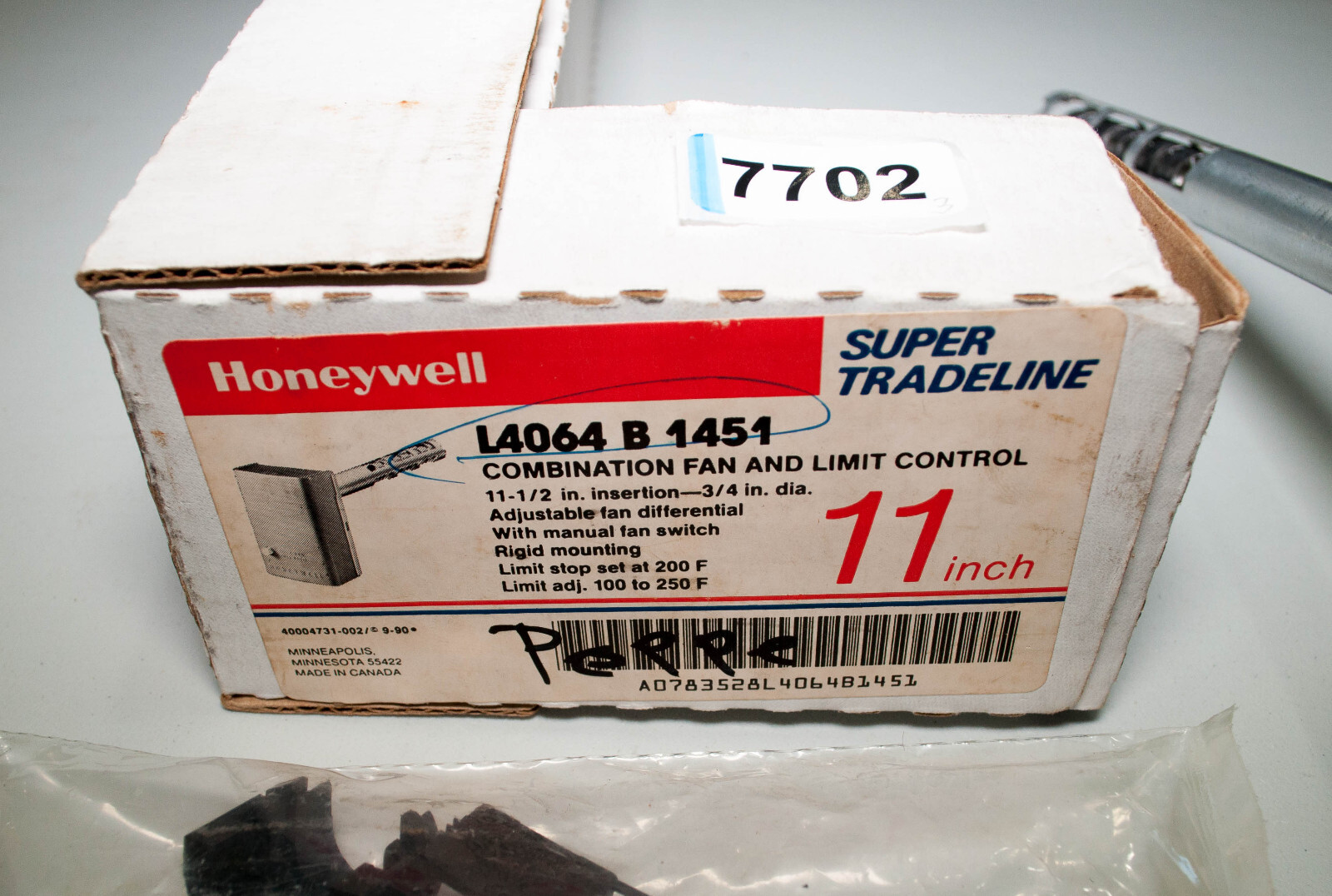 Honeywell L4064B1451 Combination Fan & Limit Control 11" | eBay