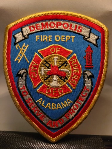 Demopolis Alabama Fire Department Iron-on Patch | eBay