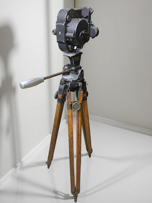 1941 WWII Soviet Wooden Tripod WW2 movie camera FKD Konvas Kinor AKC ...