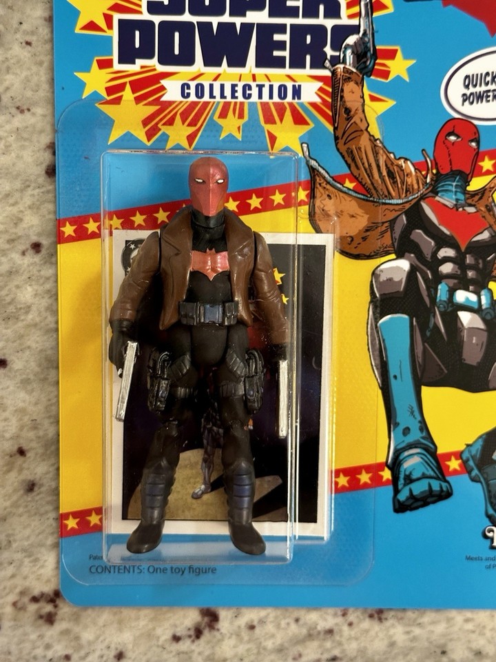 Custom DC “Kenner” Super Powers RED HOOD Figure -MOC- Includes ...