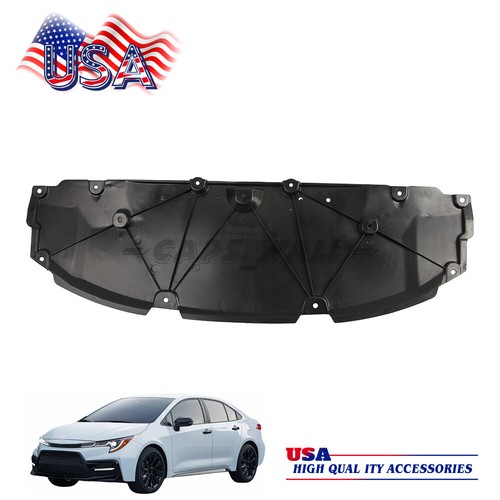 Engine Splash Shield Under Cover Black For 2020-2021 Toyota Corolla ...