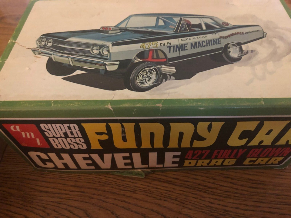 AWB Vintage 65 Chevelle AMT Model Funny Car Kit with original box | eBay