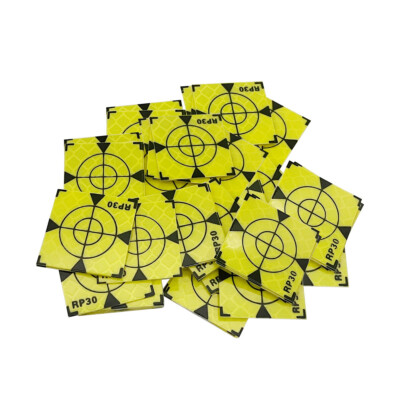 100PCS Green Reflective Sheet Triangles 30x30MM Reflector Target Tape ...