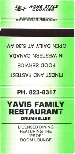 Yavis Family Restaurant, Finest and Fastest Food Service Vintage ...