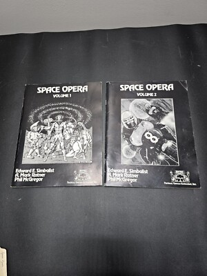 Space Opera 1980 Sci-Fi RPG Role Playing Volume 1 & 2 Fantasy Games ...