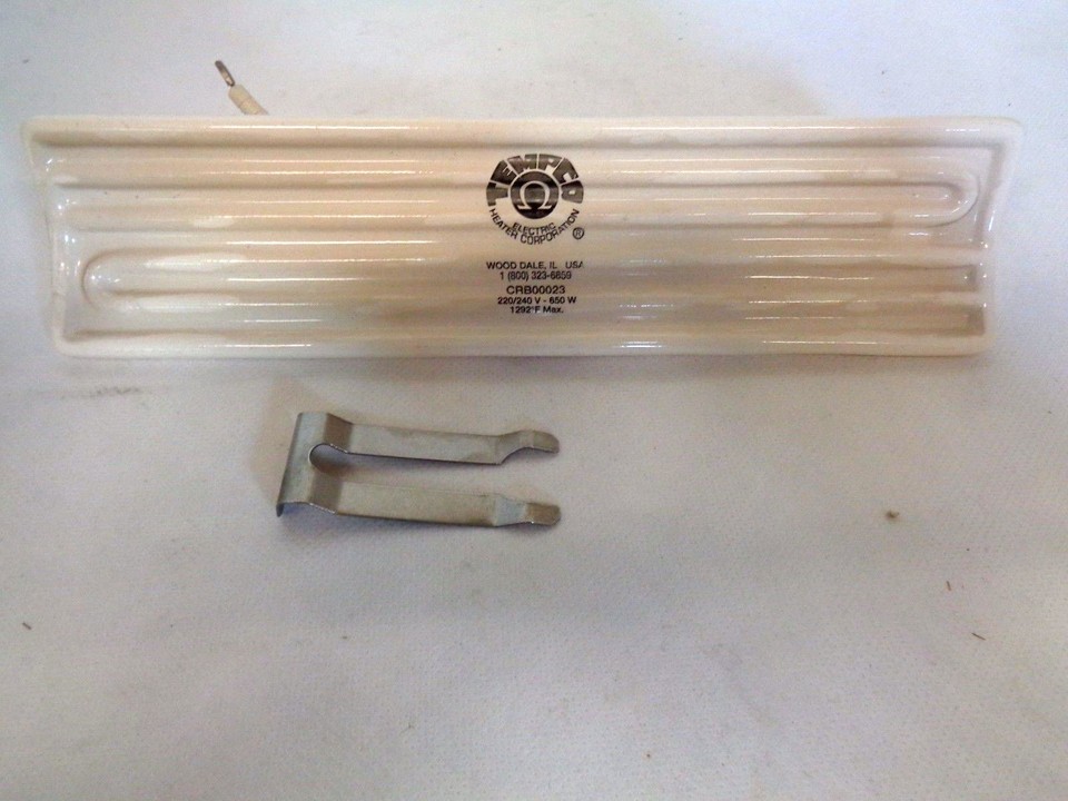 NEW TEMPCO CRB00023 WHITE CERAMIC HEATING HOT PLATE 220/240V 650 WATT ...