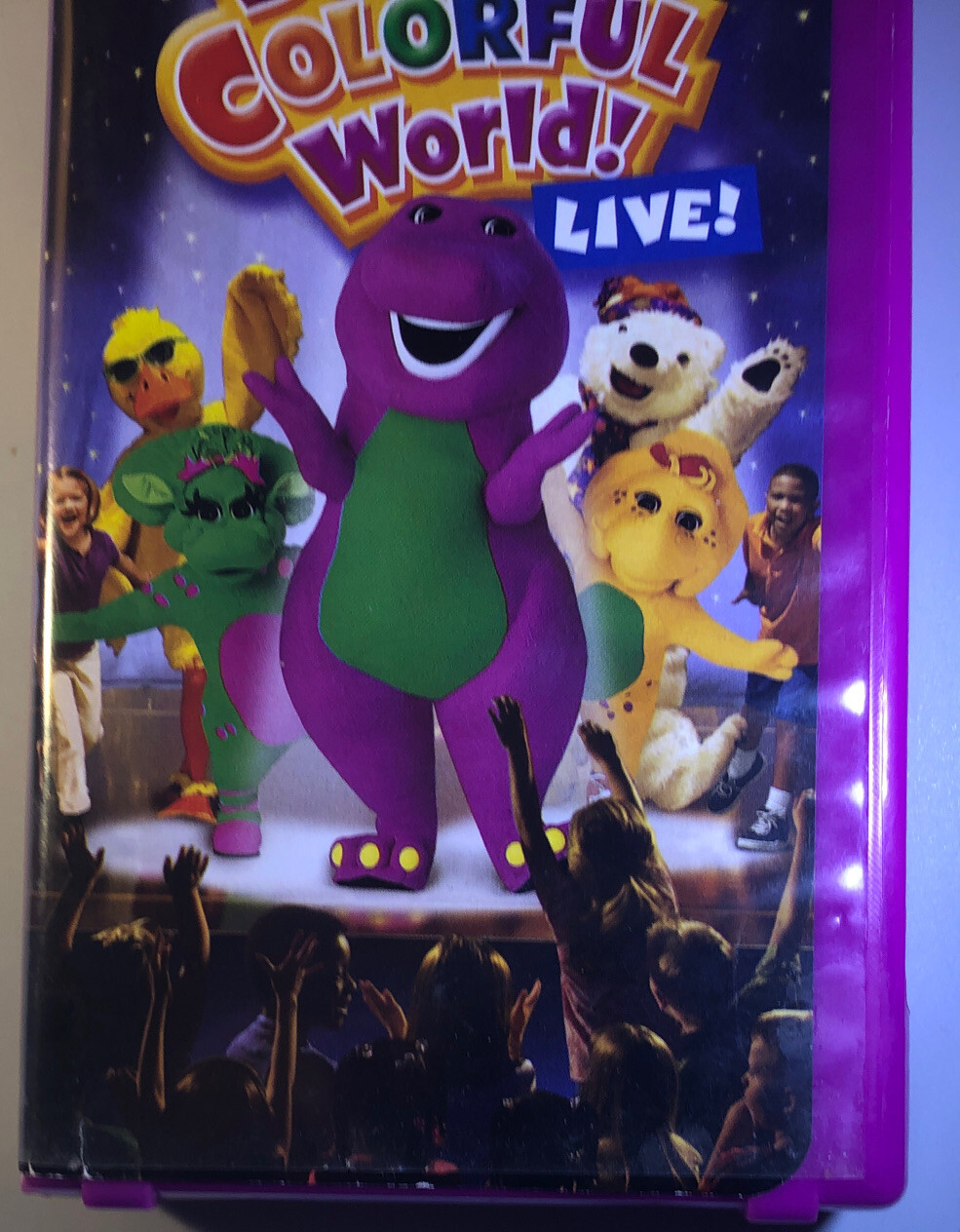 SHIPS N 24 HOURS-Barney Colorful World Live VHS 2004-RARE VINTAGE ...