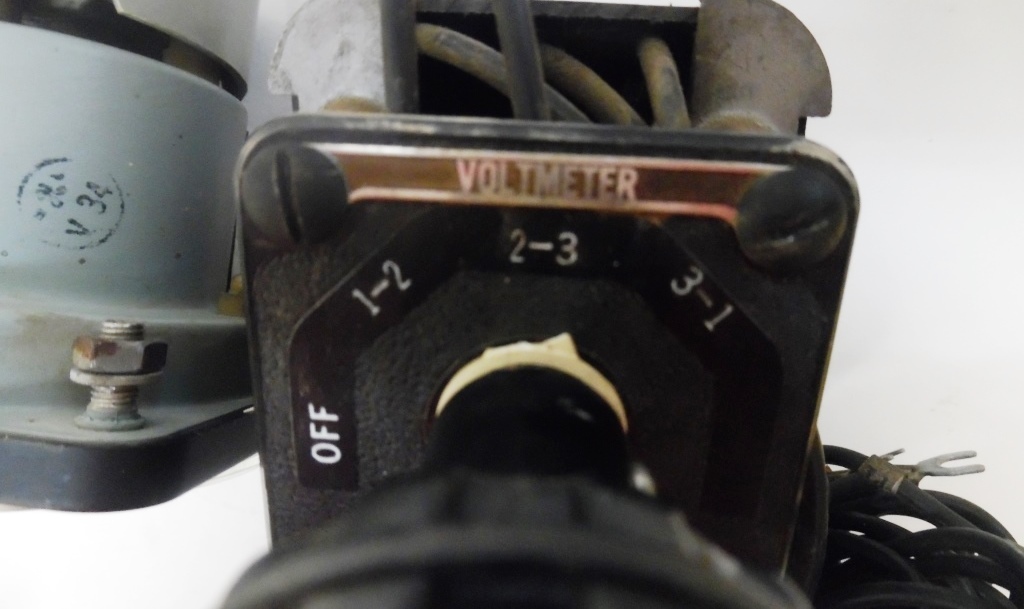 GENERAL ELECTRIC AC VOLTMETER AB30 W/ DIAL,105021SESF2, 0 - 500 AC ...