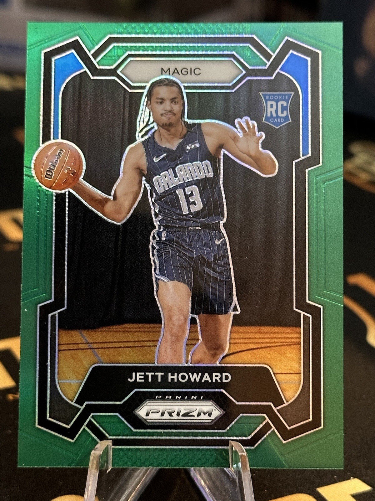 2023-24 Prizm Jett Howard Green Prizm Rookie Card RC #132 Magic | eBay