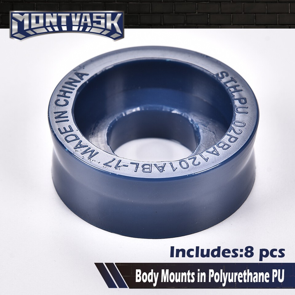 Fit For 99-2017 Ford F250 F350 Super Duty Body Mount Bushing Kit Blue ...