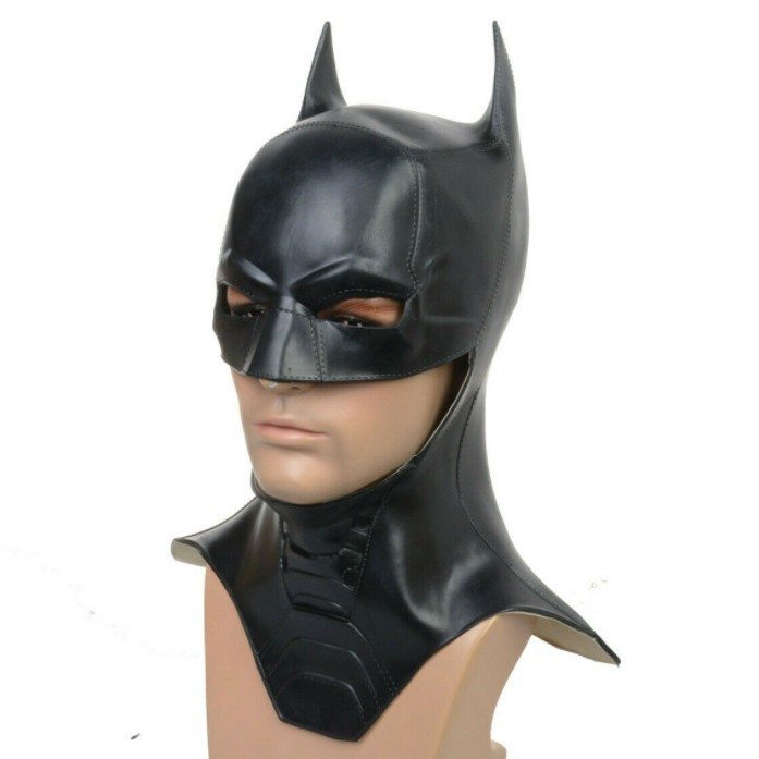 New The Batman Helmet Mask Bruce Wayne Cosplay Headgear Halloween Party ...