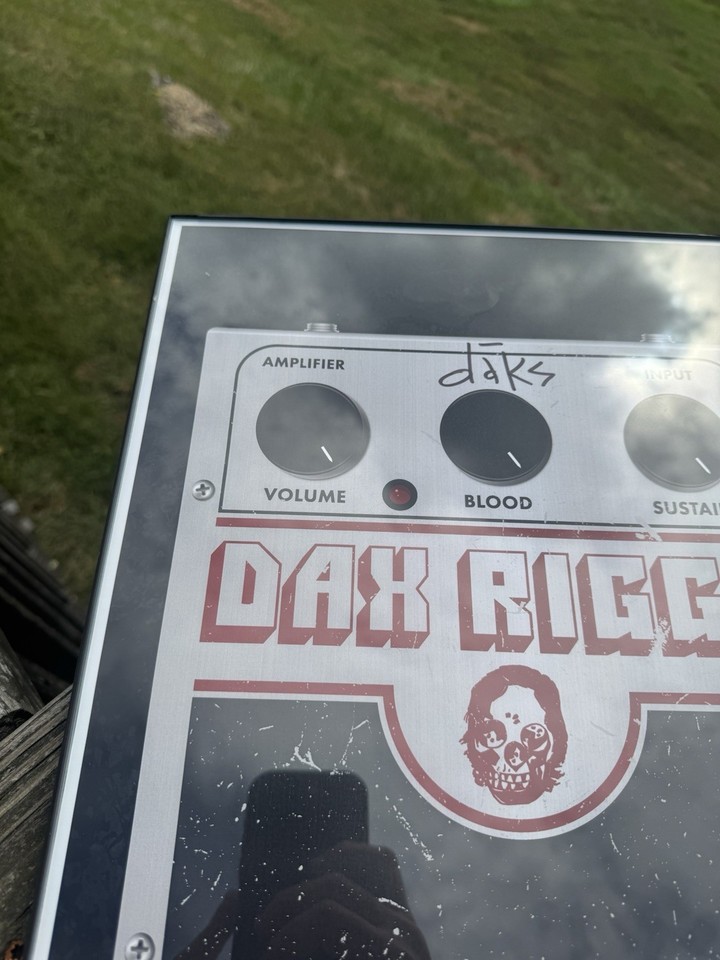 Dax Riggs Deadboy & The Elephantmen Signed? Fuzz Pedal Poster Framed | eBay
