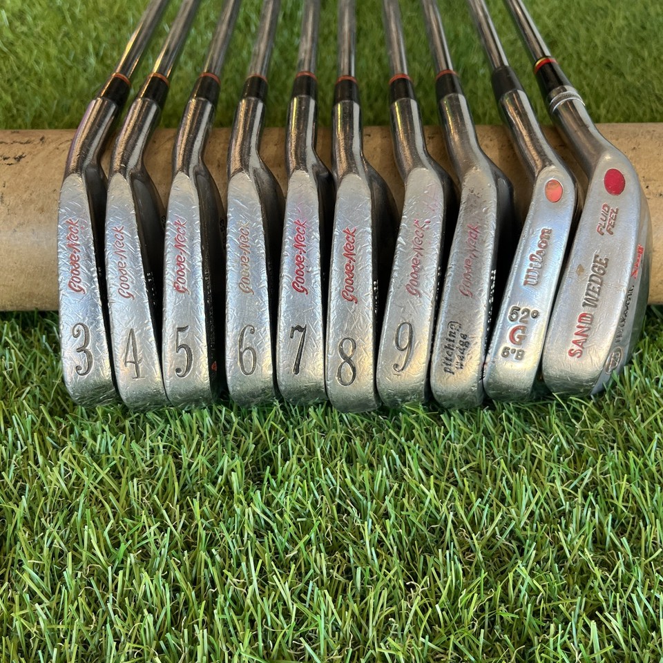 Wilson Staff GooseNeck FG-53 Iron Set 3-Pw Gw Sw Steel Stiff Right ...