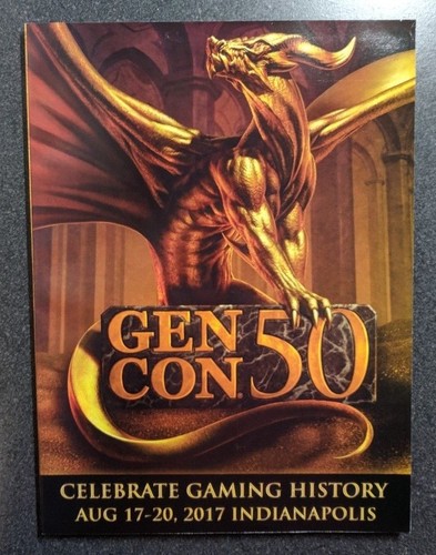 Gen Con 50th Anniversary Edition Program Guide 2017, 308 Pages Brand ...