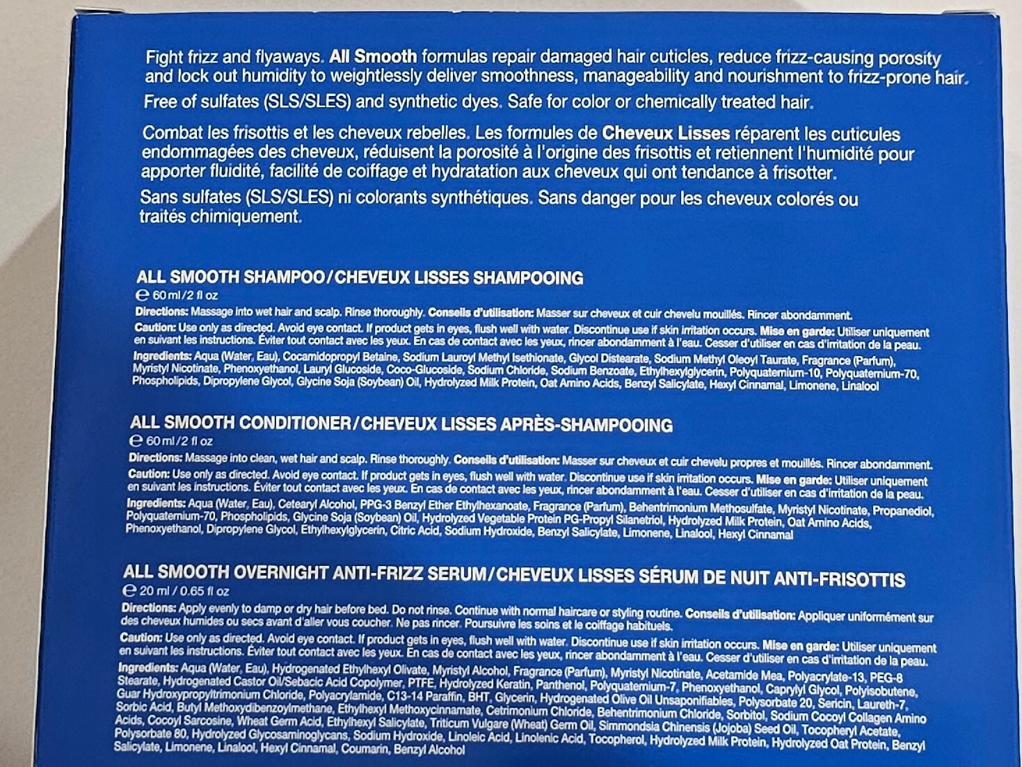 STRIVECTIN ALL SMOOTH STARTER TRIO FOR FRIZZ-PRONE HAIR 3-PIECE SET ...