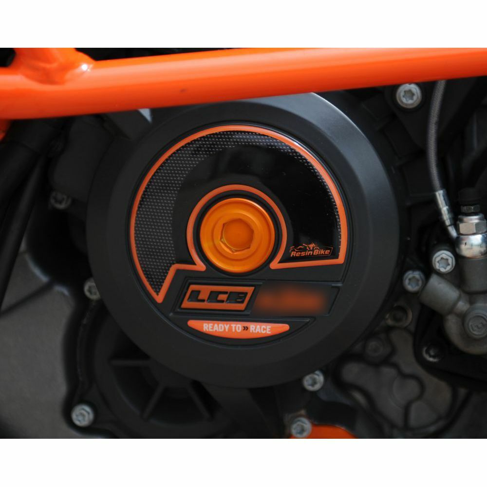 RESINATED 3D MOTORCYCLE CARTER STICKERS COMPATIBLE WITH KTM 1290 SUPER ...