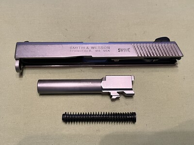 USED SMITH & WESSON SW9VE COMPLETE SLIDE BARREL GUIDE ROD STAINLESS ...