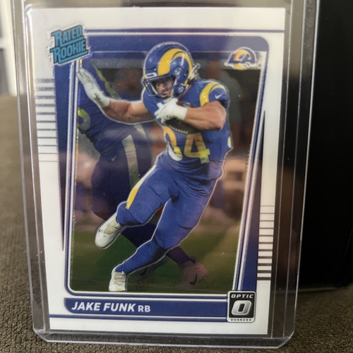 Jake Funk 2021 Donruss Optic Rated Rooke # 295 RC Los Angeles Rams Base ...