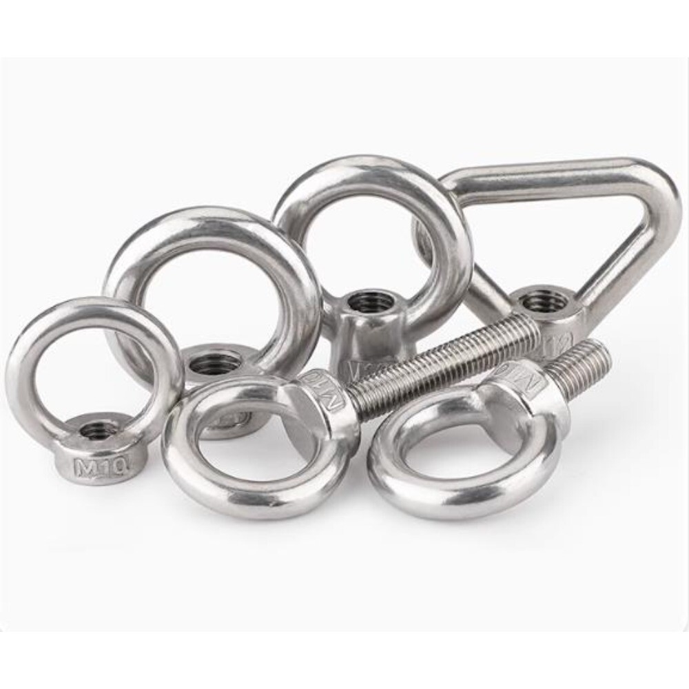 1PCS M36 304 Lifting Eye Bolt Nut Galvanic Zinc Male Ring Screws | eBay