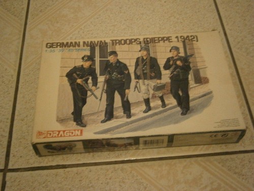 MAQUETTE FIGURINE GERMAN NAVAL TROOPS (DIEPPE 1942) DRAGON 6087 1/35 | eBay