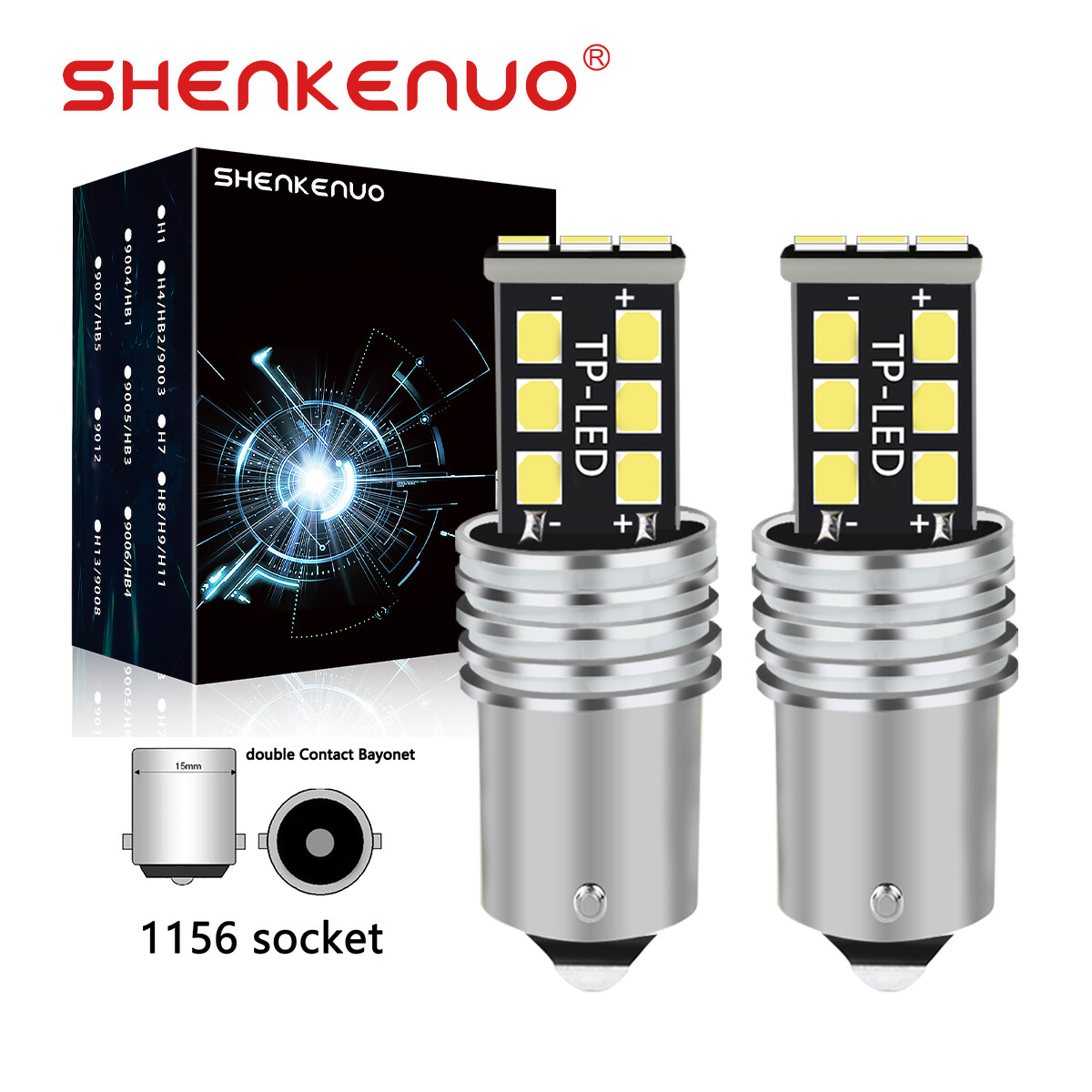 2-Pack Headlight 2 LEDs Bulbs For John Deere LT133 LT150 LT155 LT160 ...