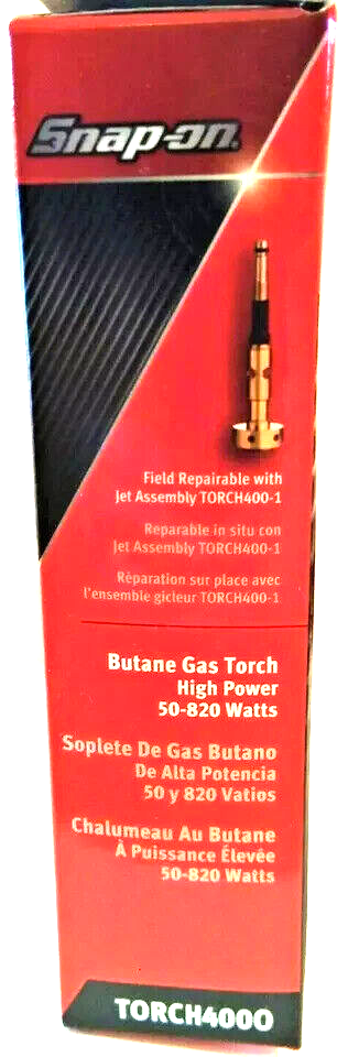 New Snap-on™ Torch 400 Torch400O Butane Gas Torch Orange High Power | eBay