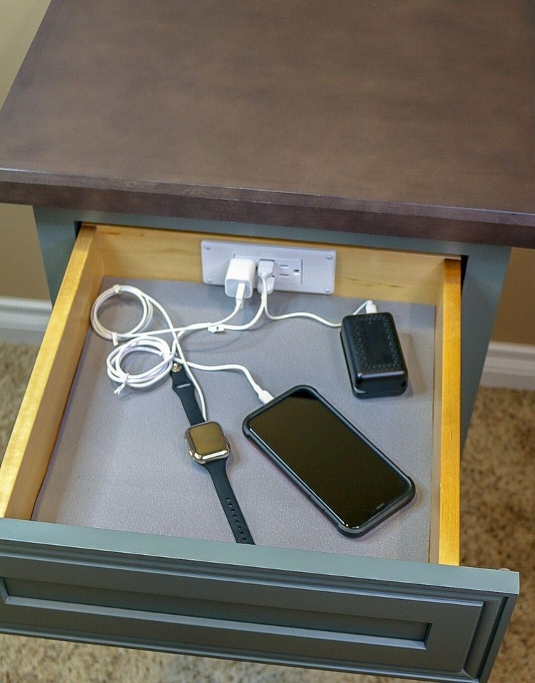 Low-Profile USB-C In Drawer Outlet Drawer Docking Charging Station ...