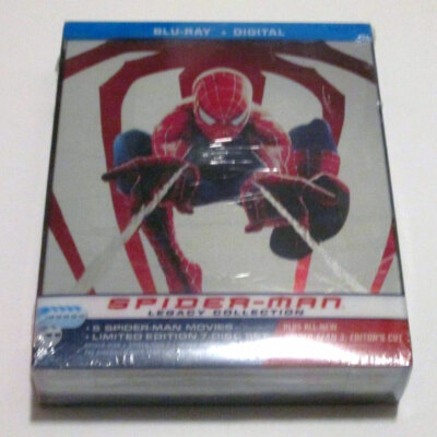 Spider-Man Legacy 5-Movie Collection Blu-ray BestBuy SteelBook ULTRA ...